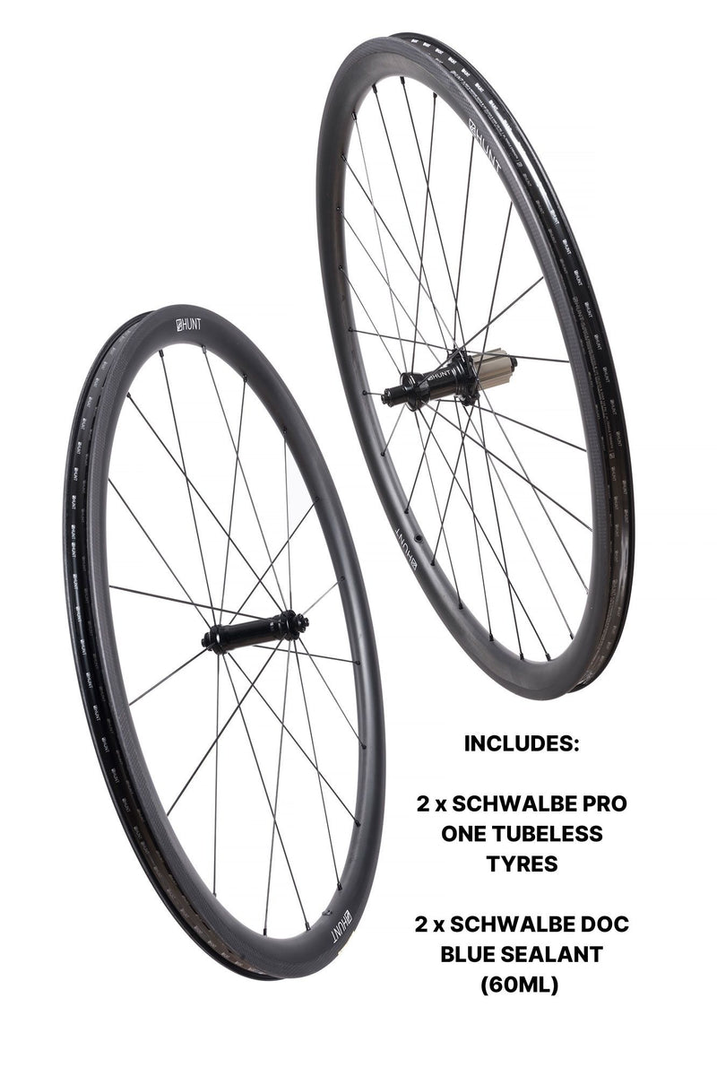 HUNT 36 Carbon Wide Aero Wheelset (Tyres & Sealant Included) – Hunt ...